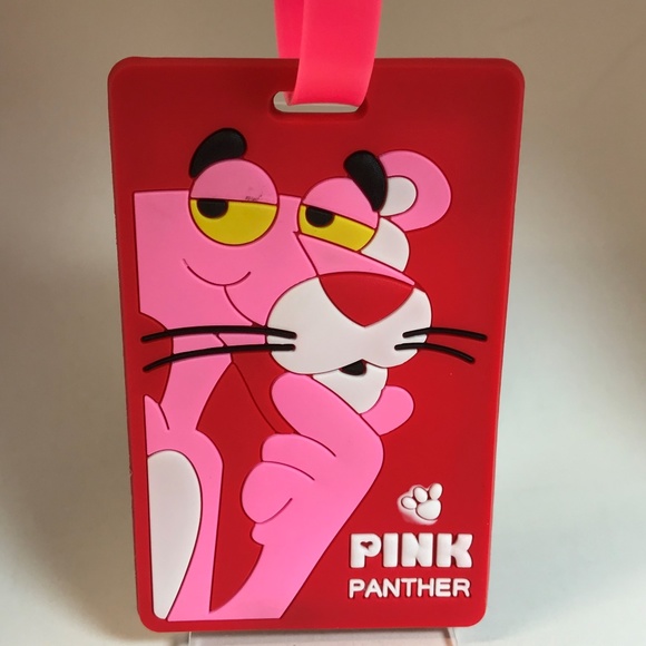 Bags | Pink Panther Luggage Tag | Poshmark